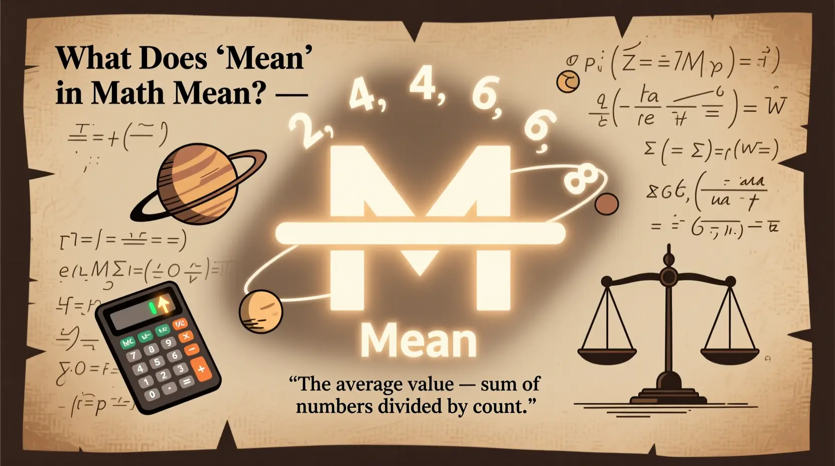What Does “Mean” in Math Mean? Examples & Tips for 2026