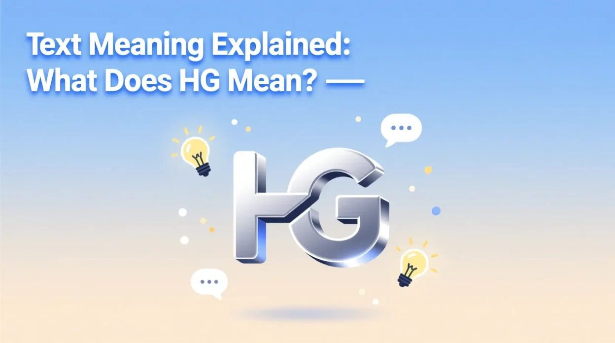 What Does HG Mean In Text Complete 2026 Slang Guide What Does HG Mean In Text Complete 2026 Slang Guide